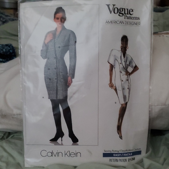 vogue pattern | Other | Vogue Patterns Calvin Klein And Perry Ellis ...